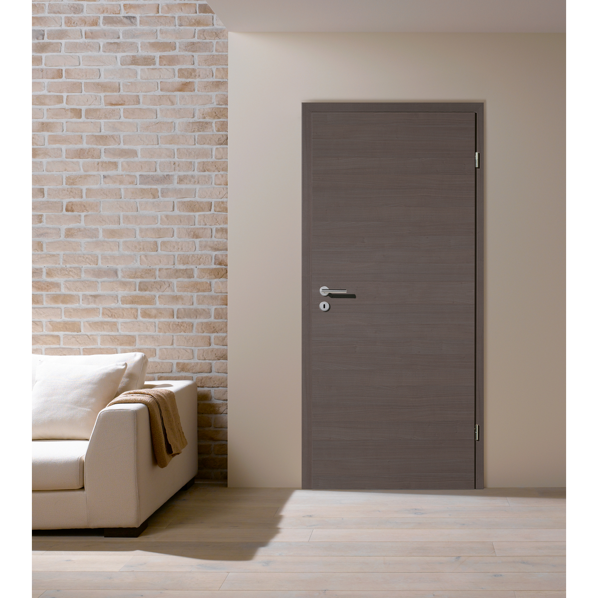 Zimmertür CPL Birke schiefer Röhrenspan "Cascade" 1985x860mm DIN links ...