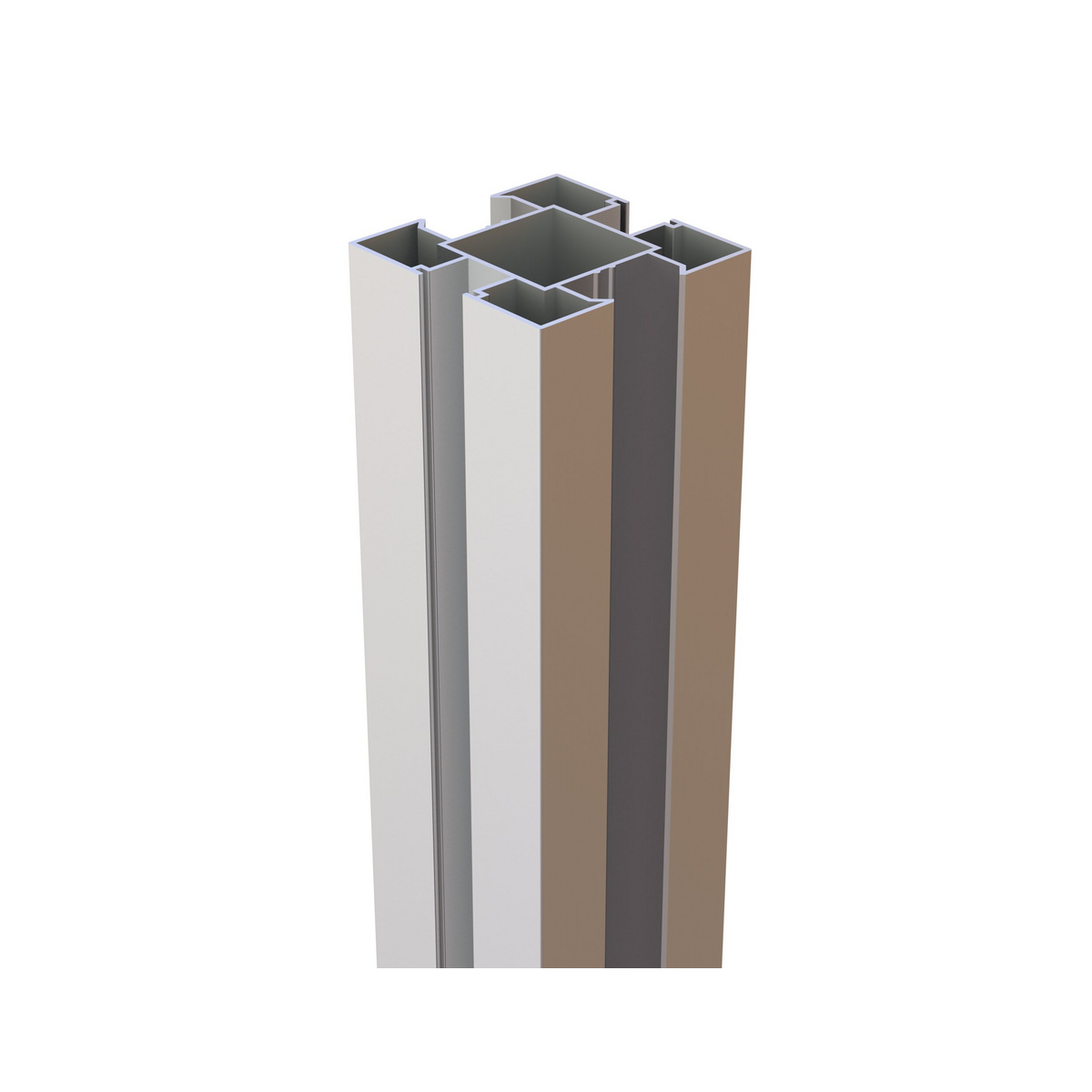 Aluminiumpfosten Typ C eloxiert 9 x 9 x 100 cm von OSMO online kaufen ...