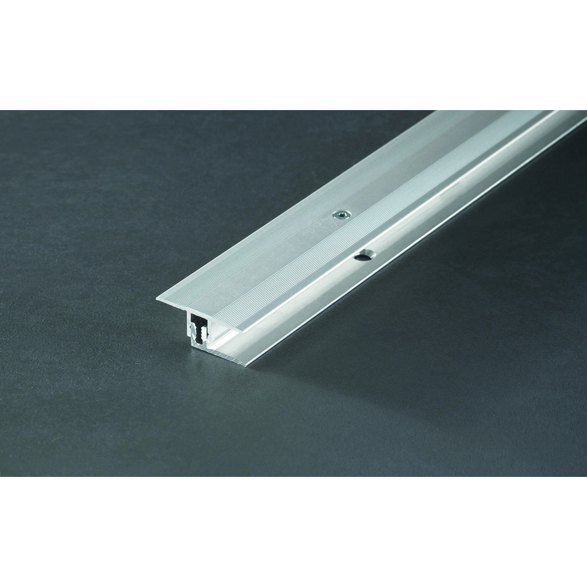 PROCOVER Übergangsprofil 6,5-15mm Deckprofil Alu eloxiert Silber 100 cm ...